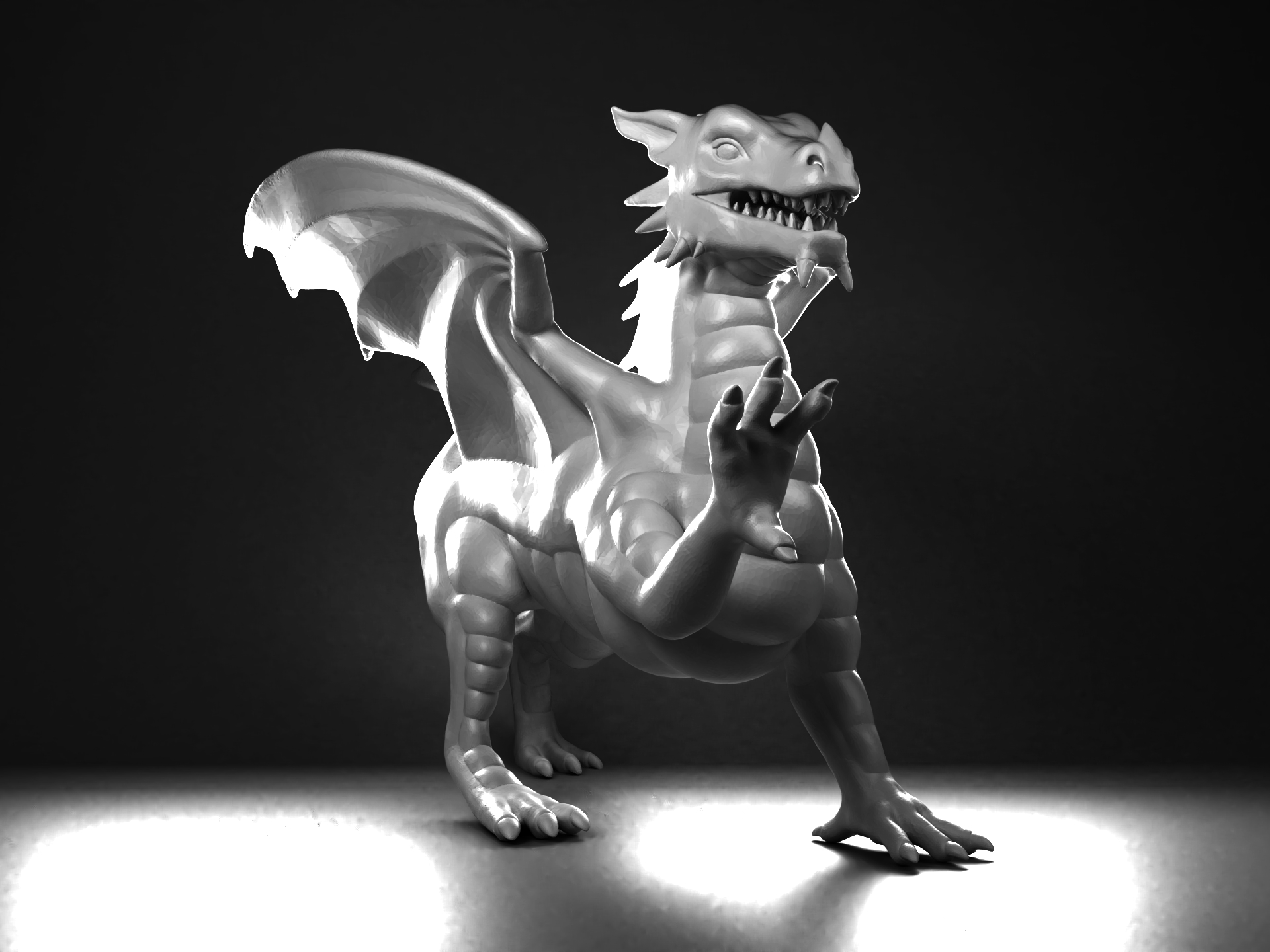 Welsh dragon 3D model - TurboSquid 1492533
