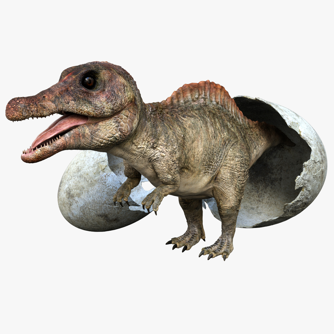 Realistic dinosaur rig 3D model - TurboSquid 1492711