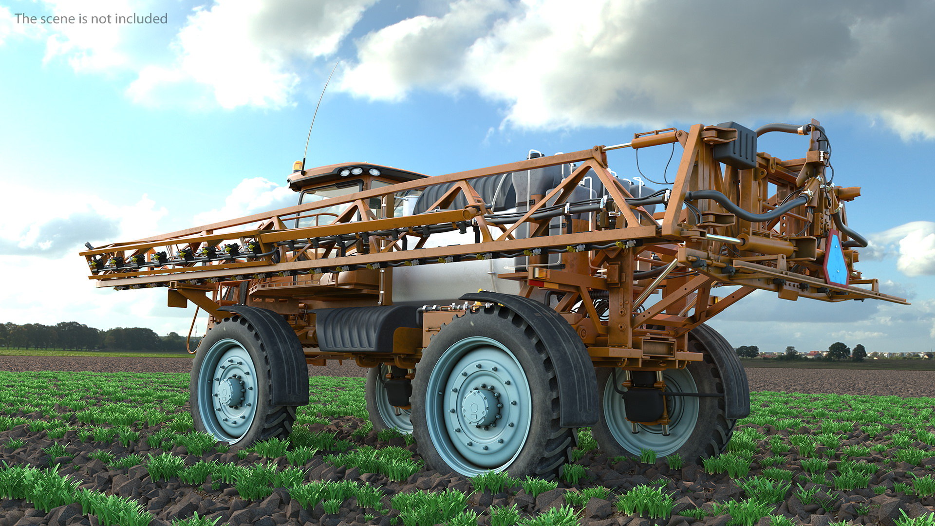 Folding arms farm sprayer 3D model - TurboSquid 1492949
