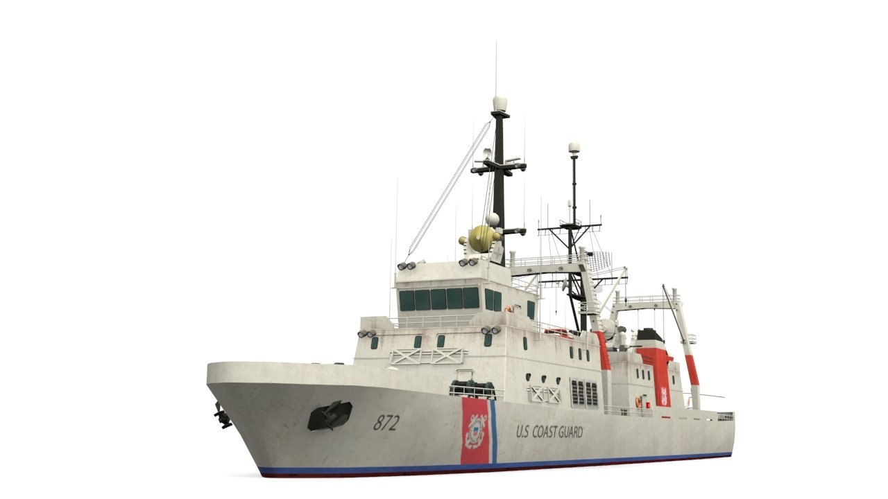 Coast guard 3D model - TurboSquid 1492842
