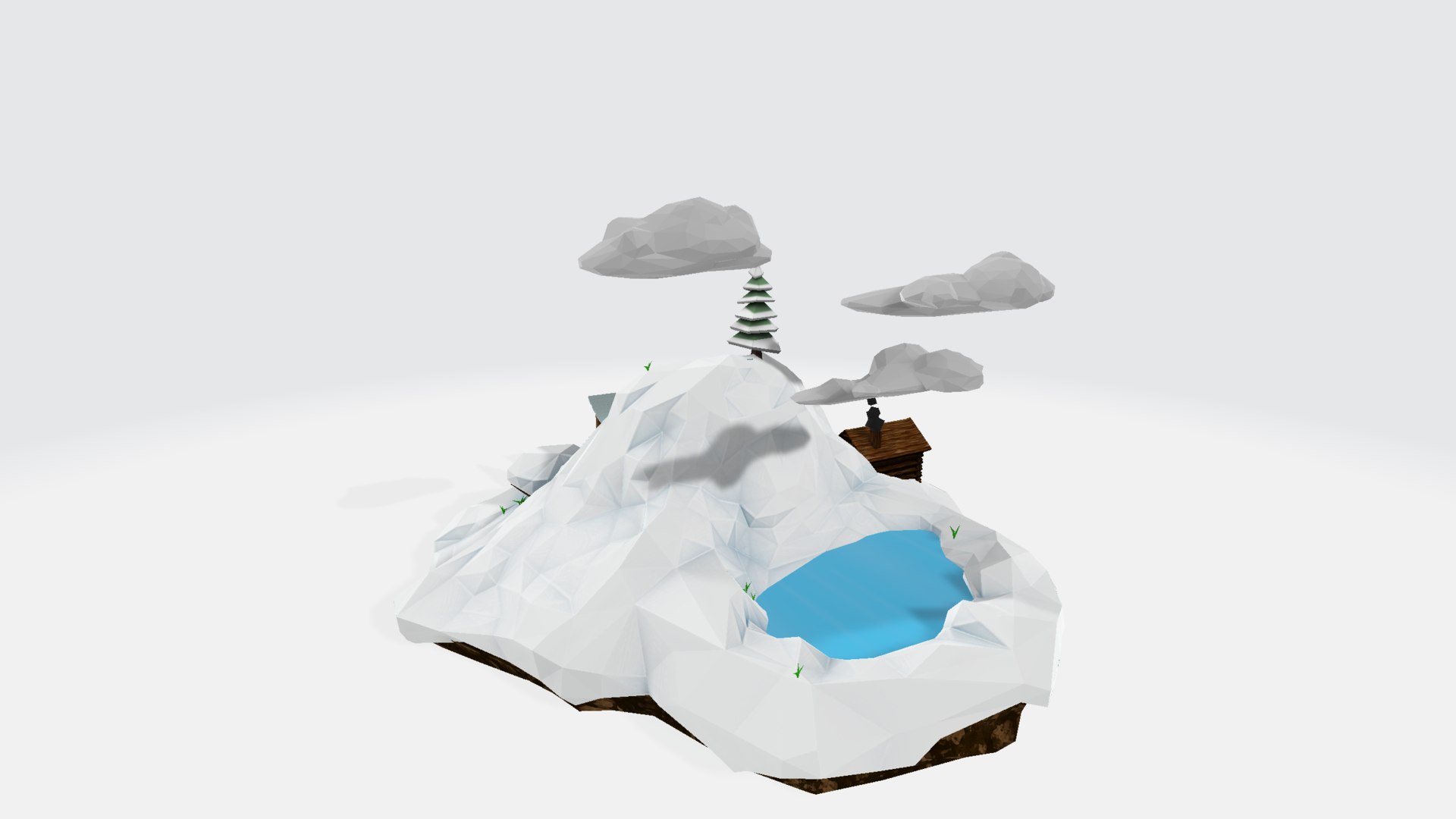 Snow scene 3D model - TurboSquid 1493168