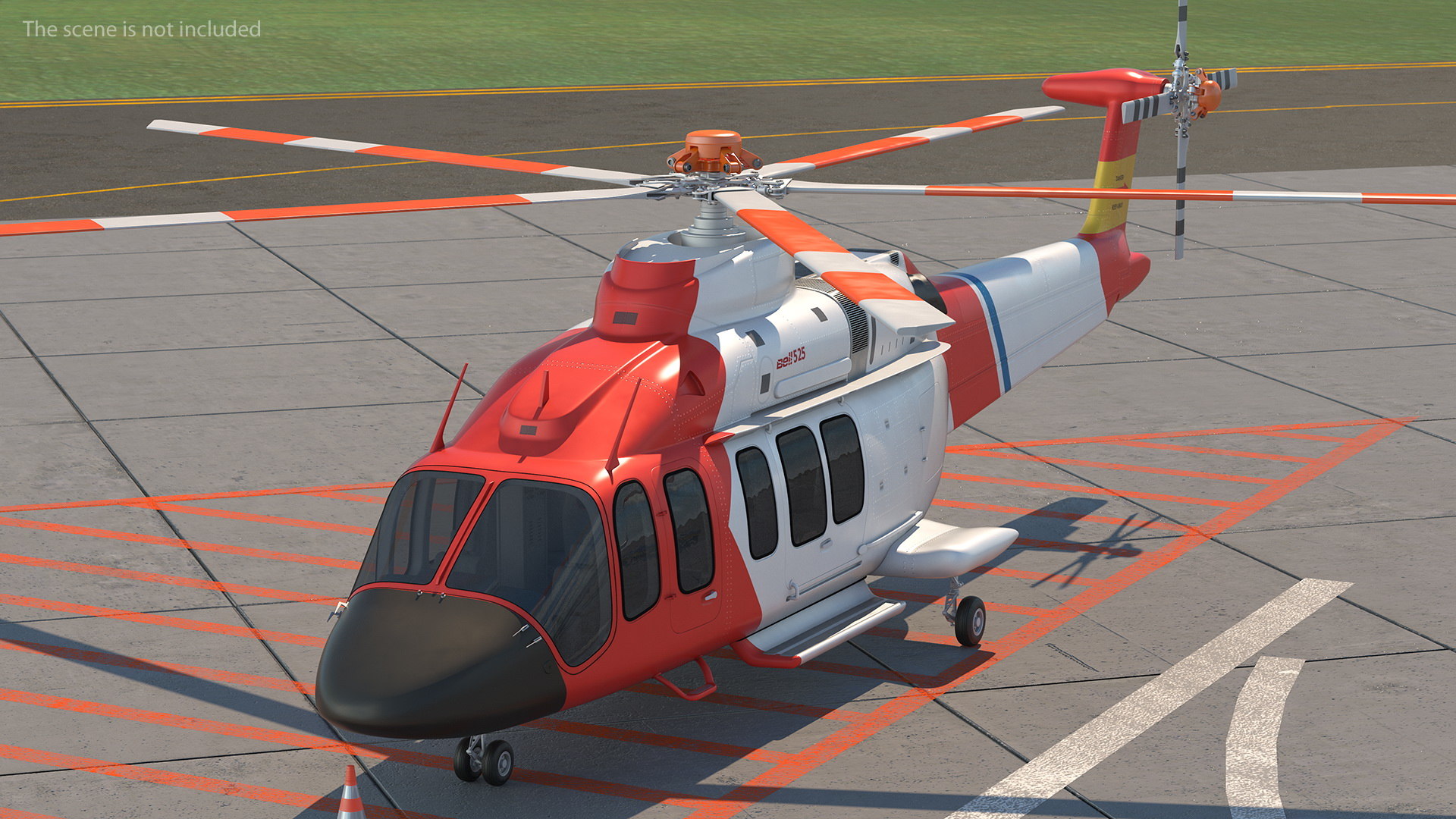 Bell 525 relentless paramedic 3D model - TurboSquid 1493295