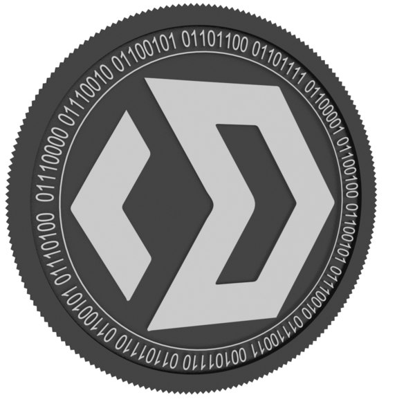 modelo 3d Blocknet moneda negra - TurboSquid 1493349