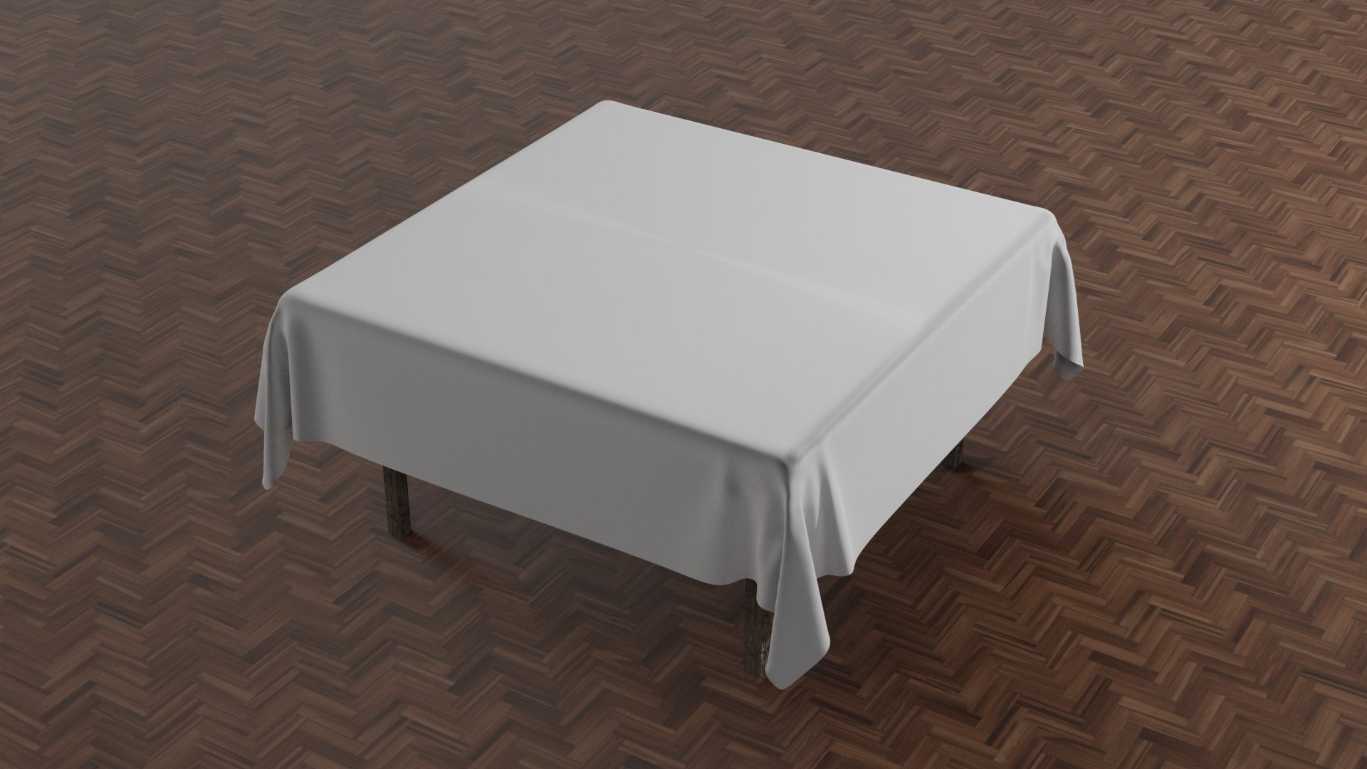 3D table silk cloth - TurboSquid 1493627