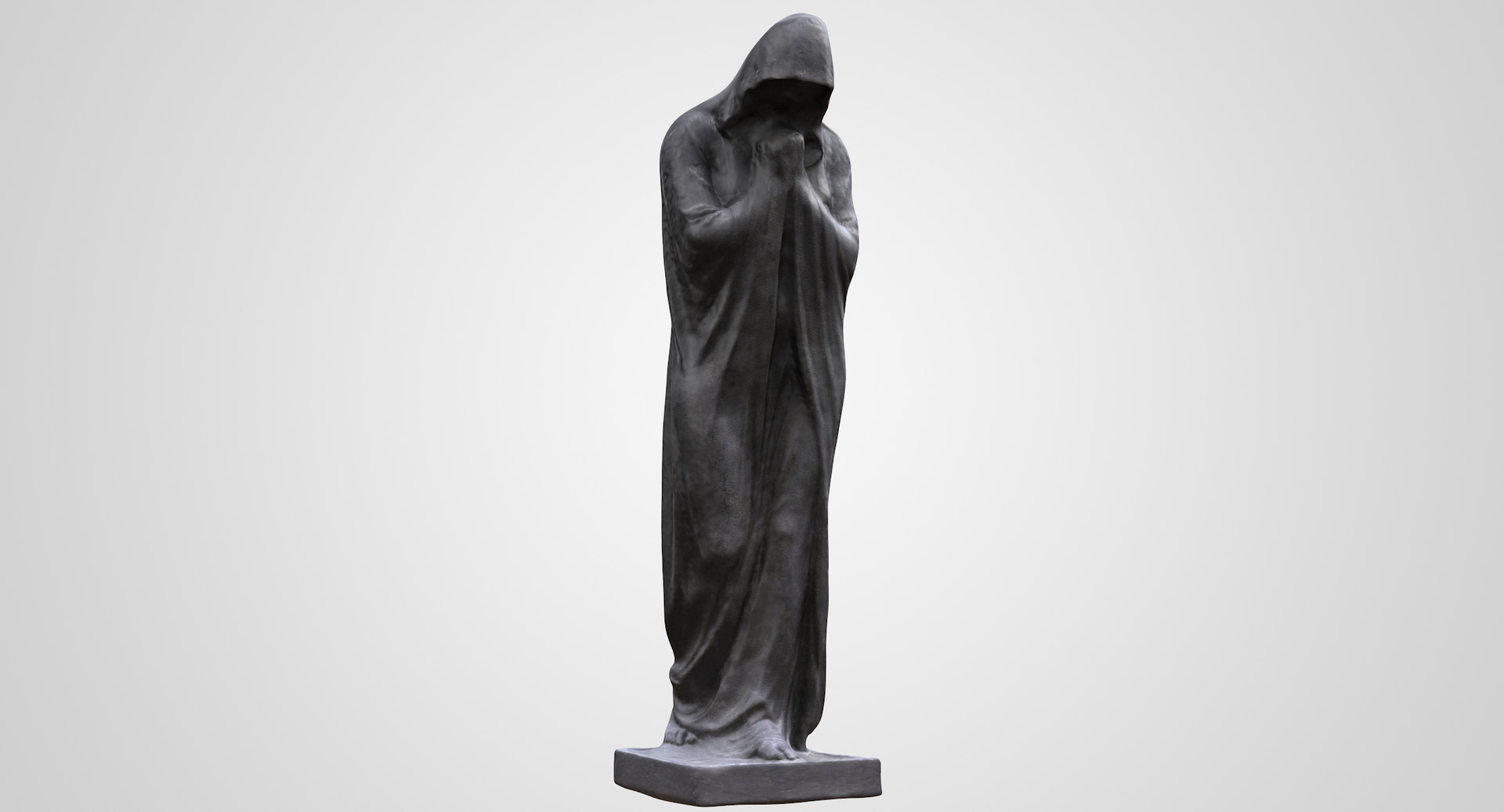 Dark figure statue 3D - TurboSquid 1493643