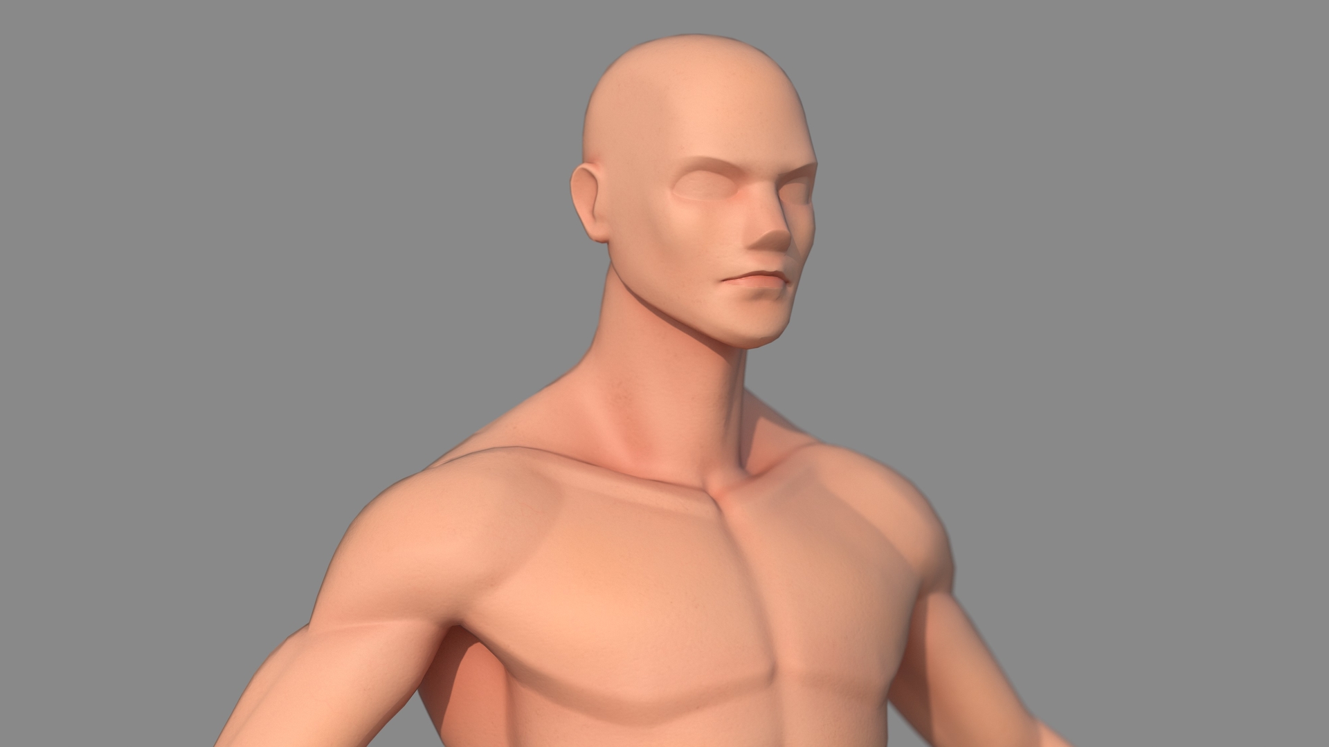 3D character male body base model - TurboSquid 1493749