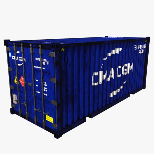 Shipping container teu cma 3D model - TurboSquid 1493795