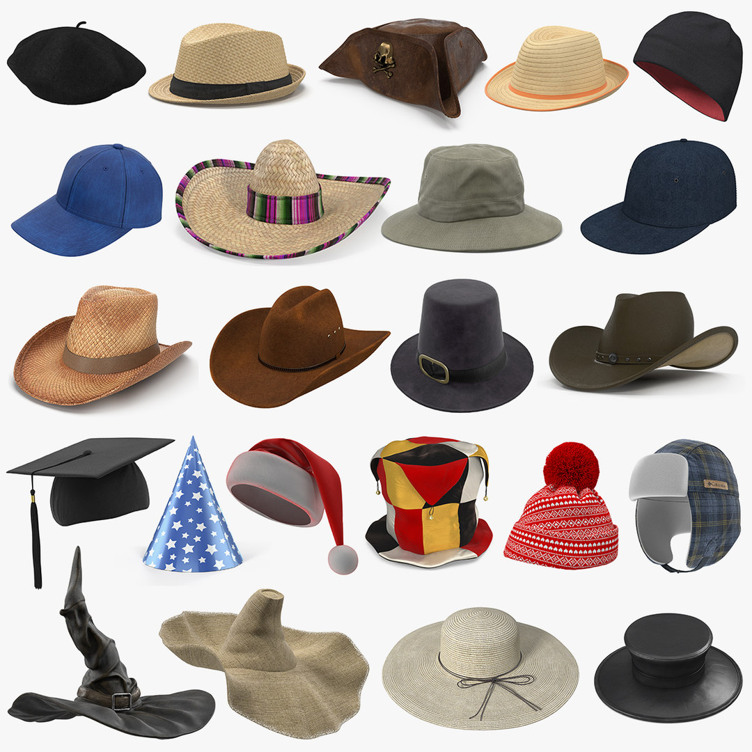 3D hats 6 - TurboSquid 1494069