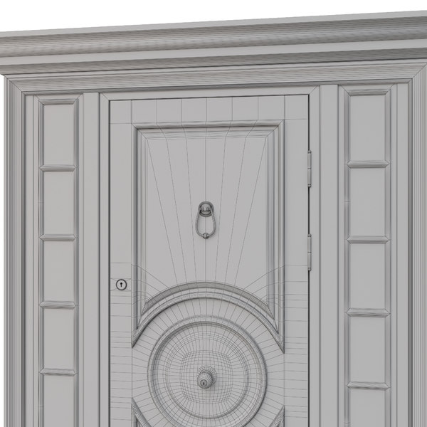 Entrance door 3D model - TurboSquid 1493922
