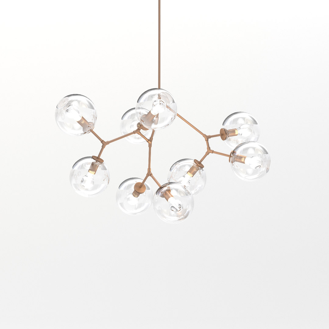 Architectural visualization branching bubble 3D model - TurboSquid 1493999