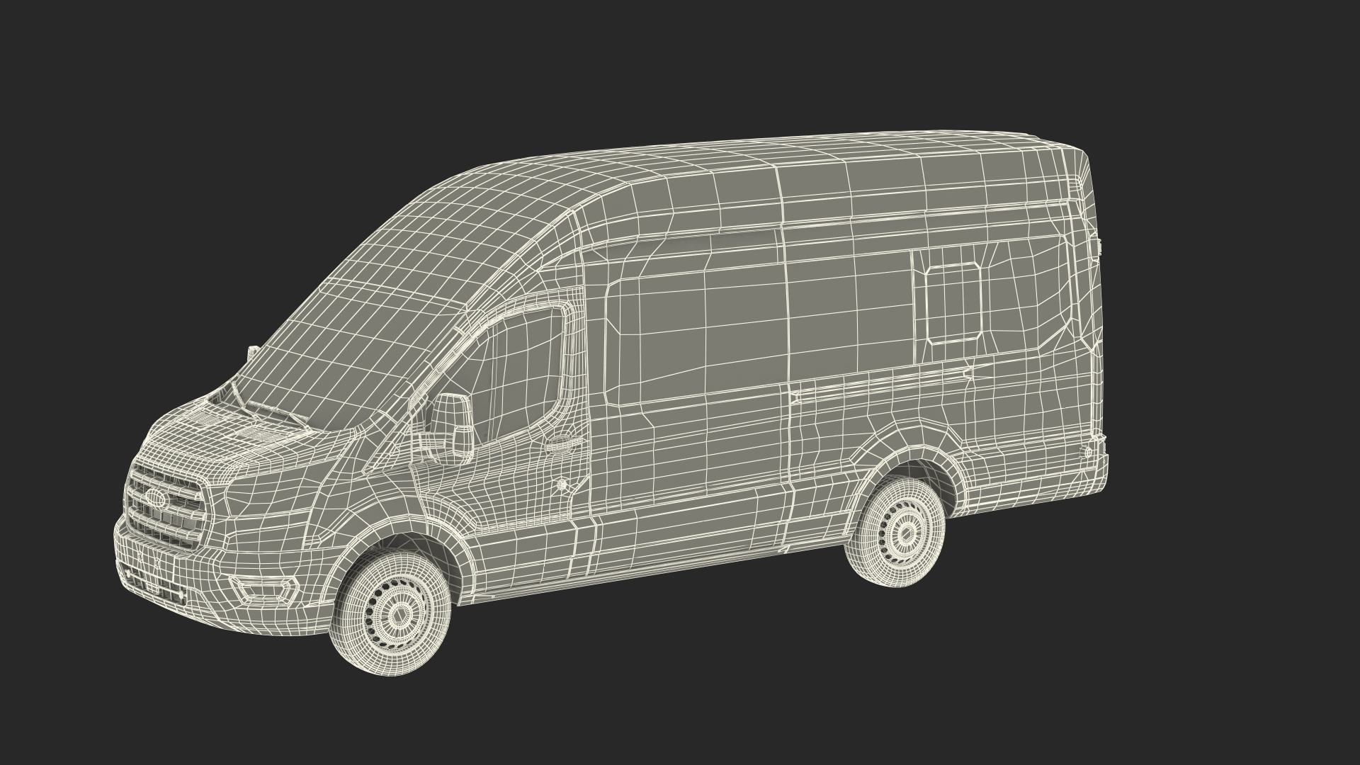 3D model transit van 2020 rigged - TurboSquid 1494066