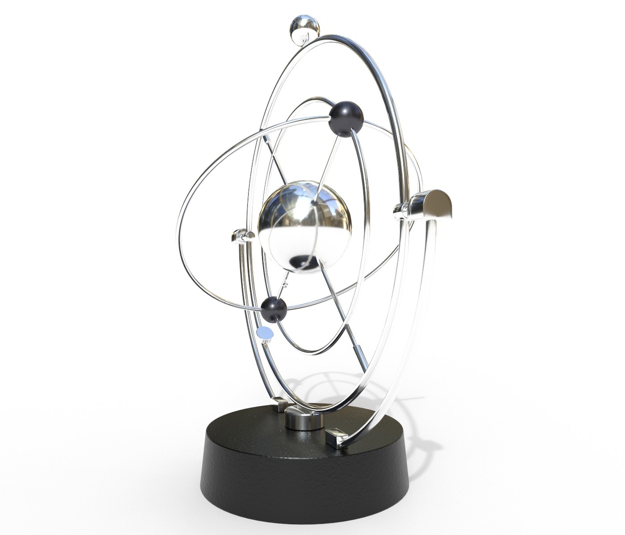 Pêndulo magnético que gira bolas eternas Modelo 3D - TurboSquid 1494061