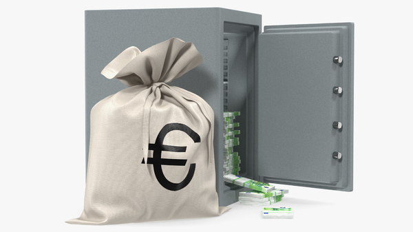 Safe euro money 3D - TurboSquid 1494131
