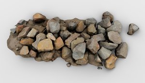 Gravel pile 3D model - TurboSquid 1288566