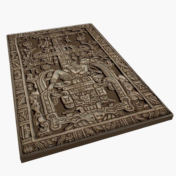 King pakal tomb lid model - TurboSquid 1494107