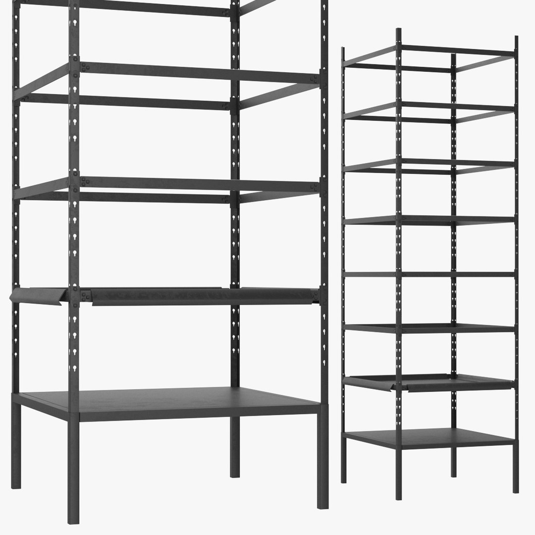 3d Model Storage Rack Turbosquid 1494147