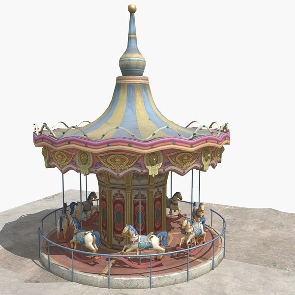 3D carousel - TurboSquid 1494222