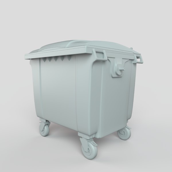 3D garbage container model - TurboSquid 1494570