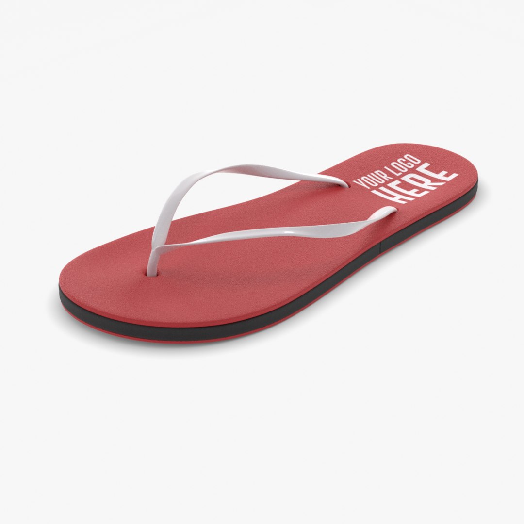 Branded realistic flip flop 3D model - TurboSquid 1494877
