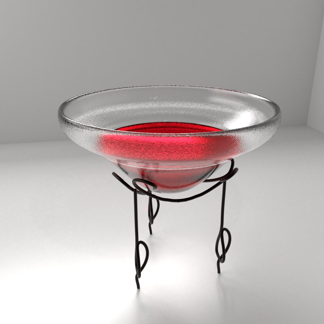 3D model glass potion mixing bowl - TurboSquid 1494986