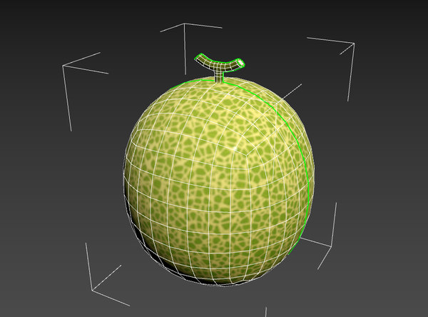 3D melon cartoon - TurboSquid 1495116