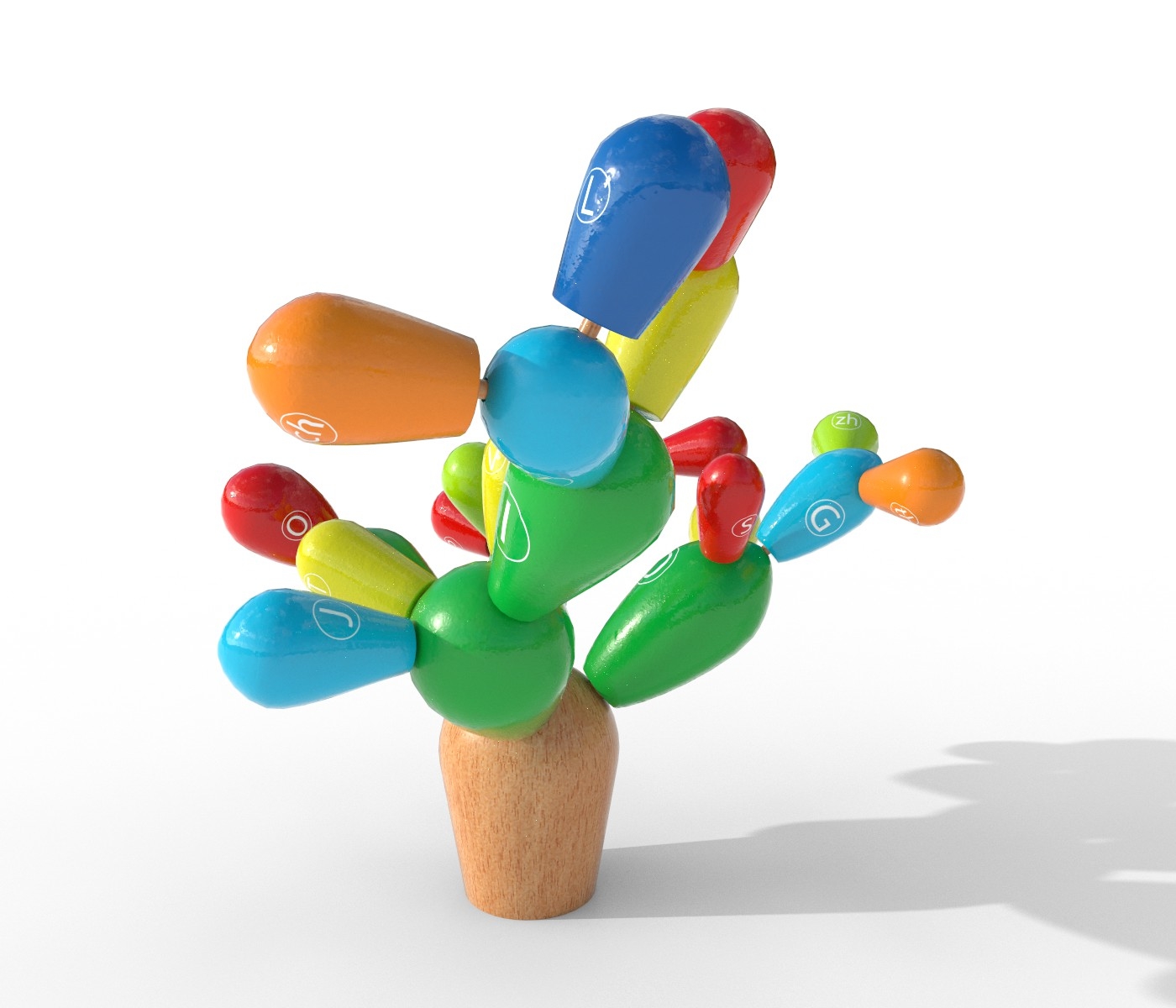 Cactus decorative toy 3D model - TurboSquid 1495139