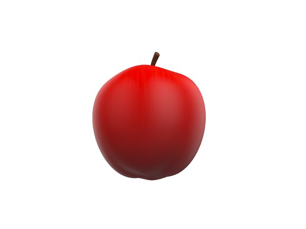 Free apple cartoon 3D - TurboSquid 1495154