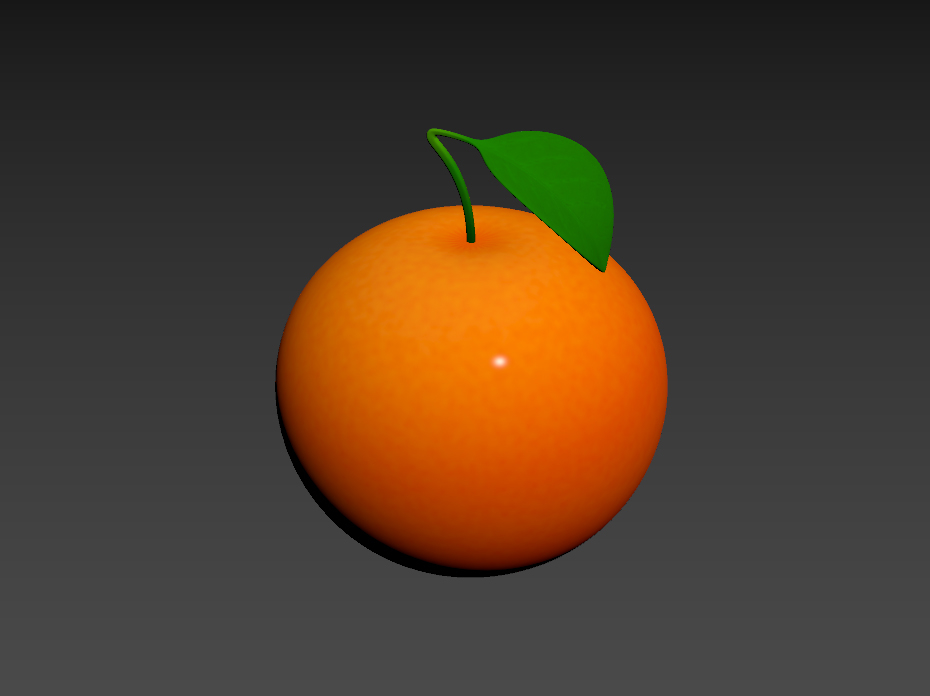 Free 3D orange cartoon - TurboSquid 1495159