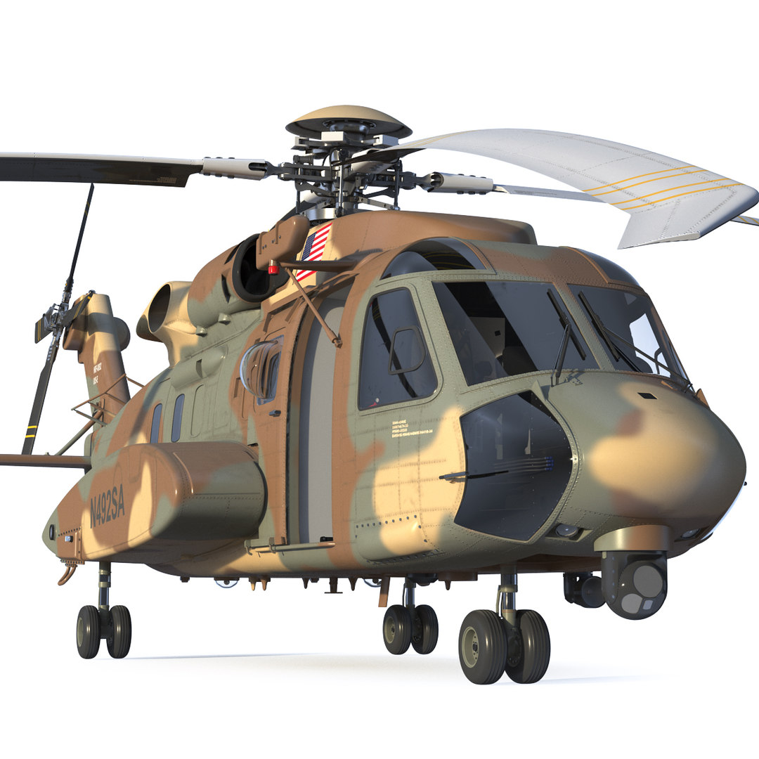 Sikorsky h-92 superhawk rigged 3D model - TurboSquid 1495283
