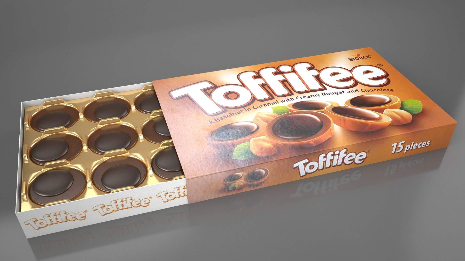 Toffifee-Pralinen 3D-Modell - TurboSquid 1495258