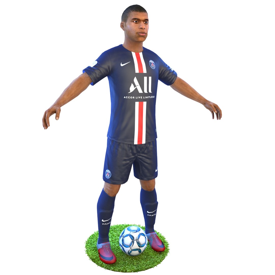 3D kylian mbappe model - TurboSquid 1495263