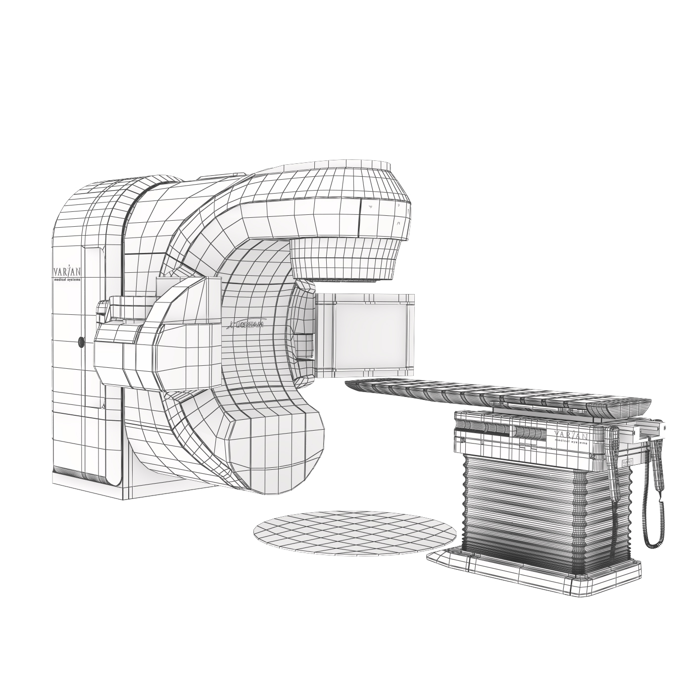 3D varian truebeam radiotherapy model - TurboSquid 1495337