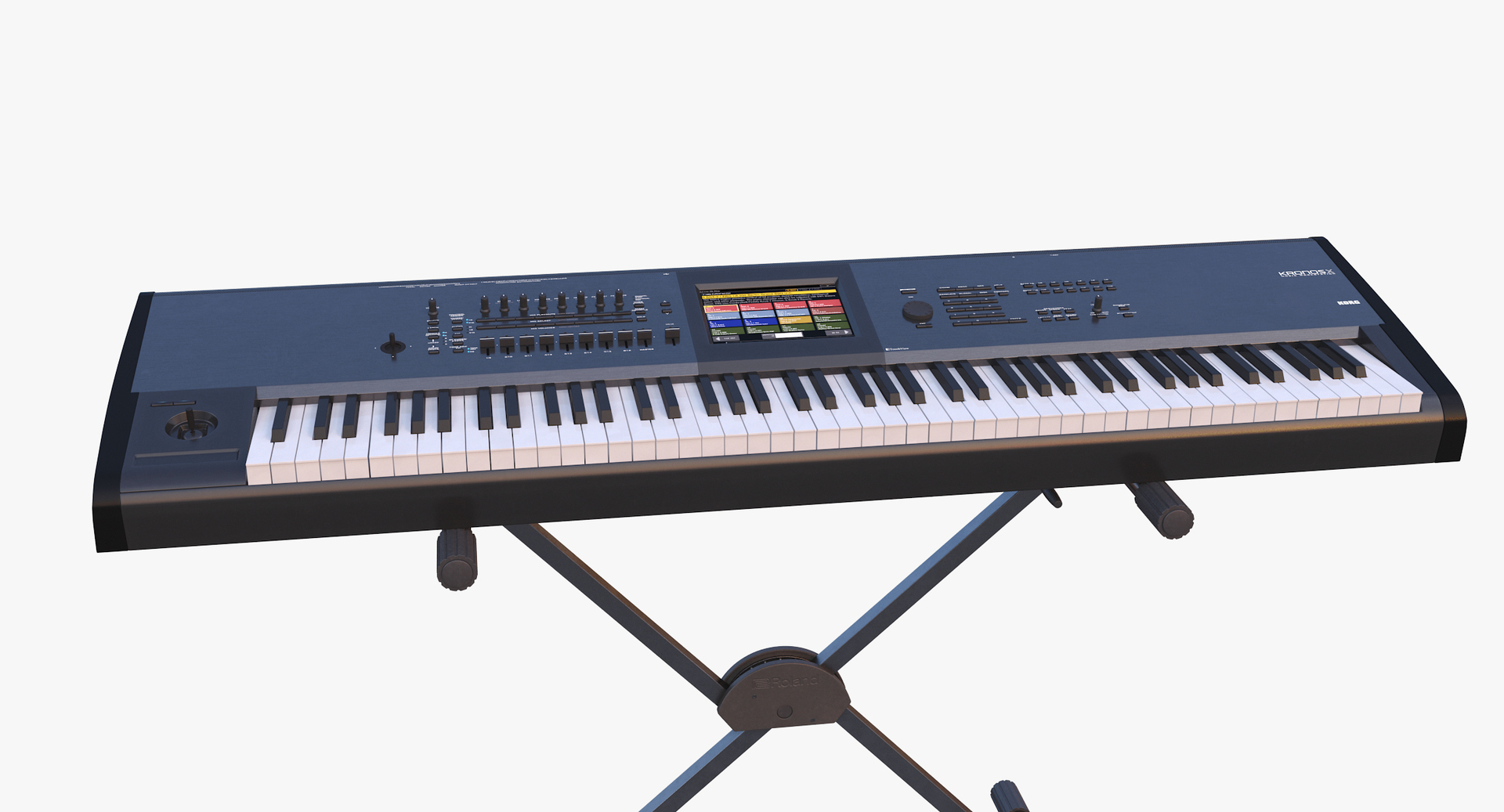 3D synth keyboard stand - TurboSquid 1495520