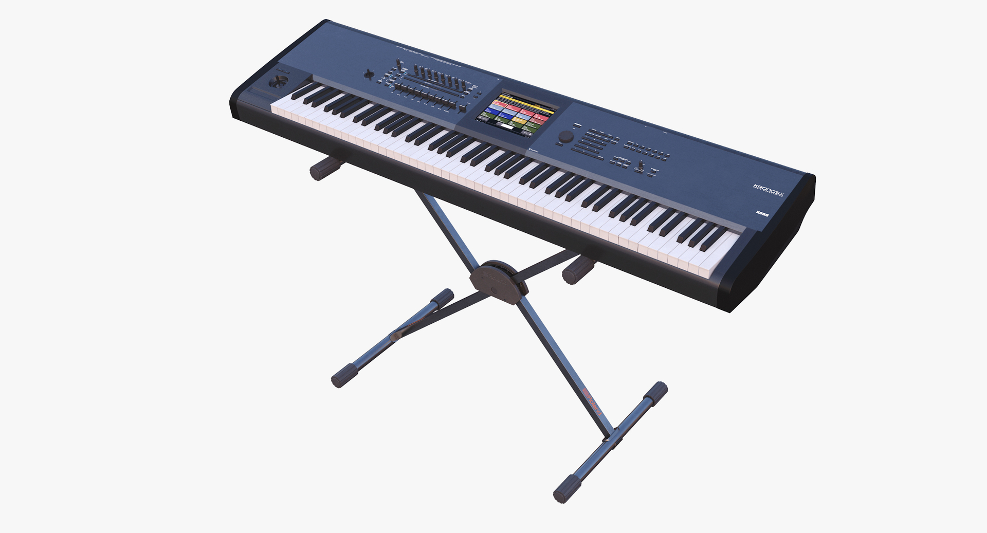 3D synth keyboard stand - TurboSquid 1495520
