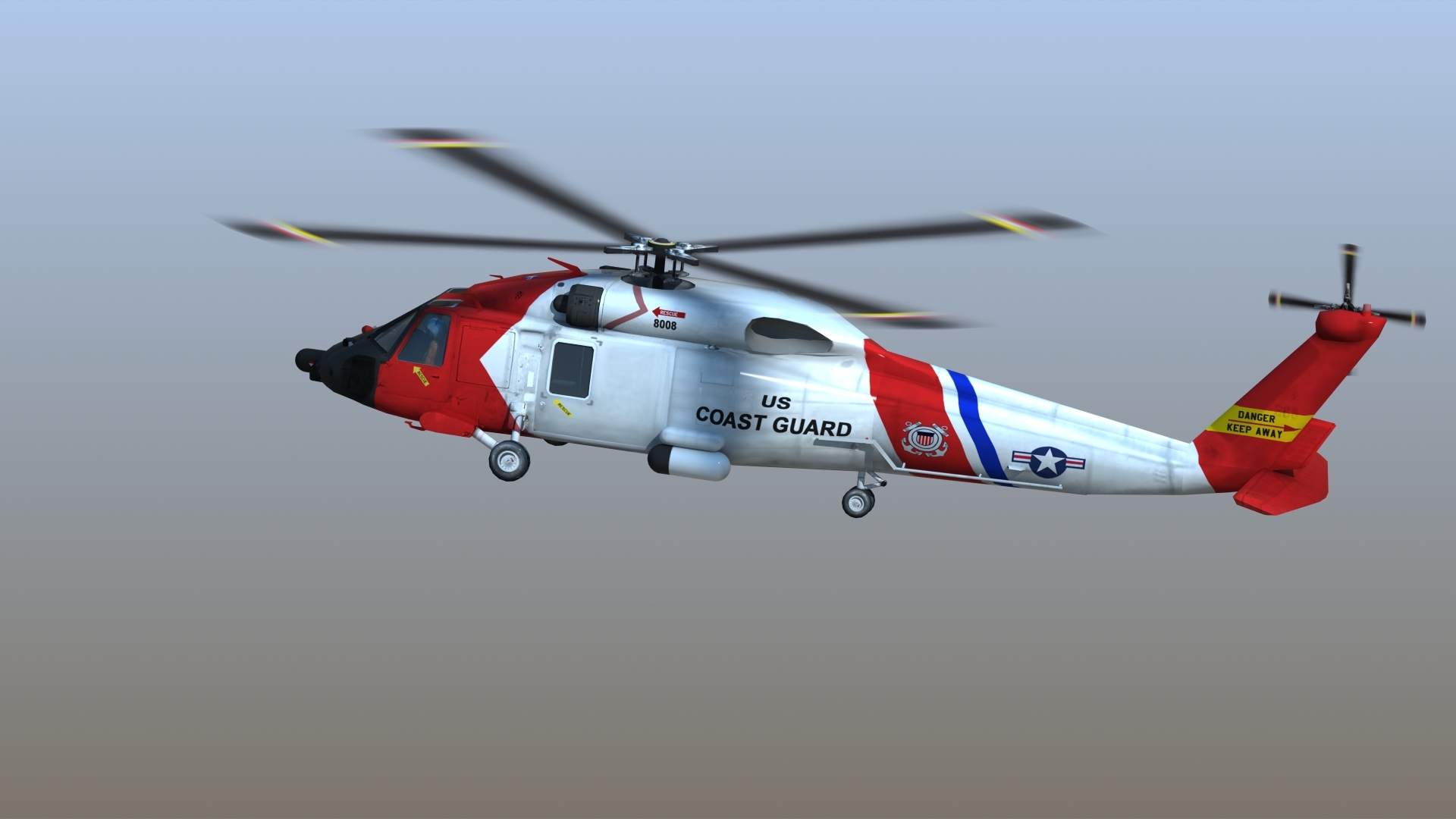 Mh-60t jayhawk uscg 3D model - TurboSquid 1495826