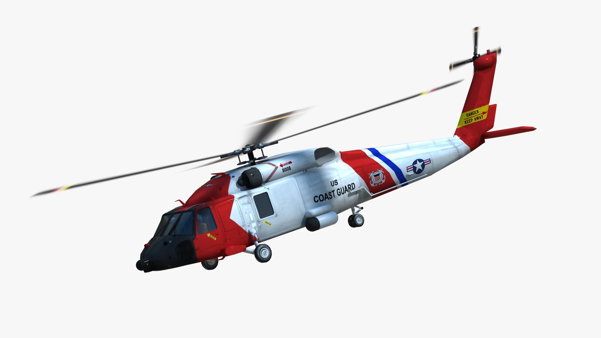 Mh-60t jayhawk uscg 3D model - TurboSquid 1495826