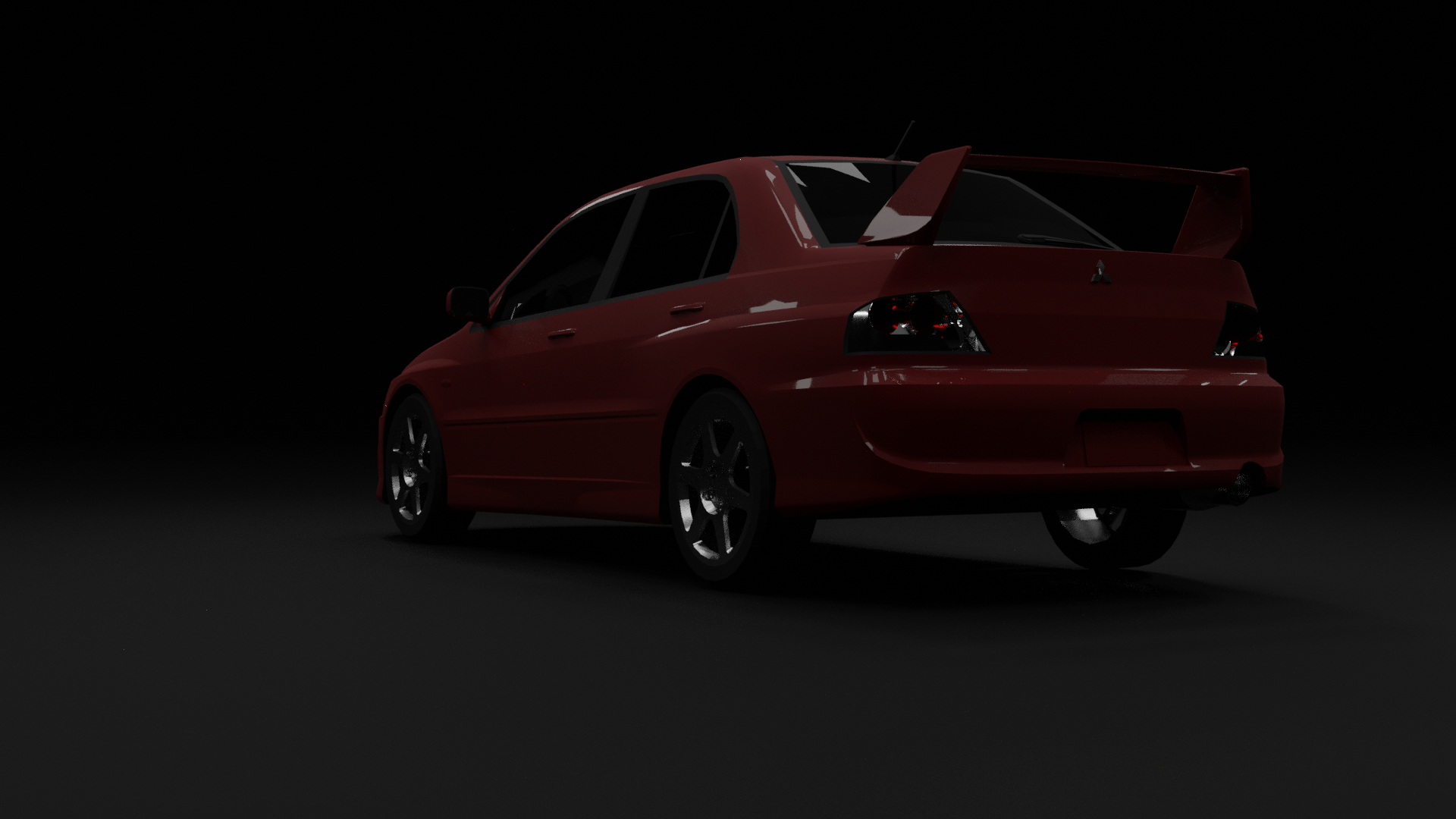 Low-poly mitsubishi lancer 8 3D model - TurboSquid 1495855