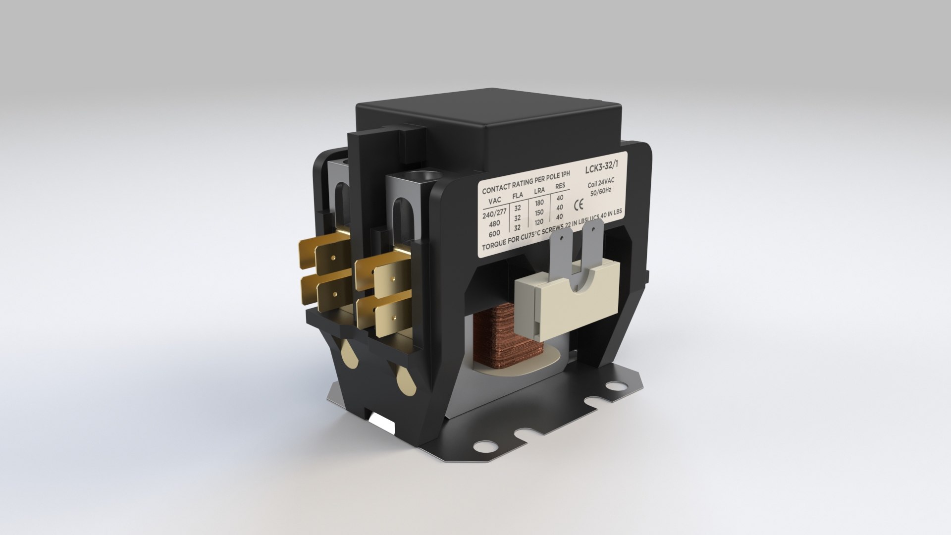 Contactors electrical circuit 3D - TurboSquid 1495897