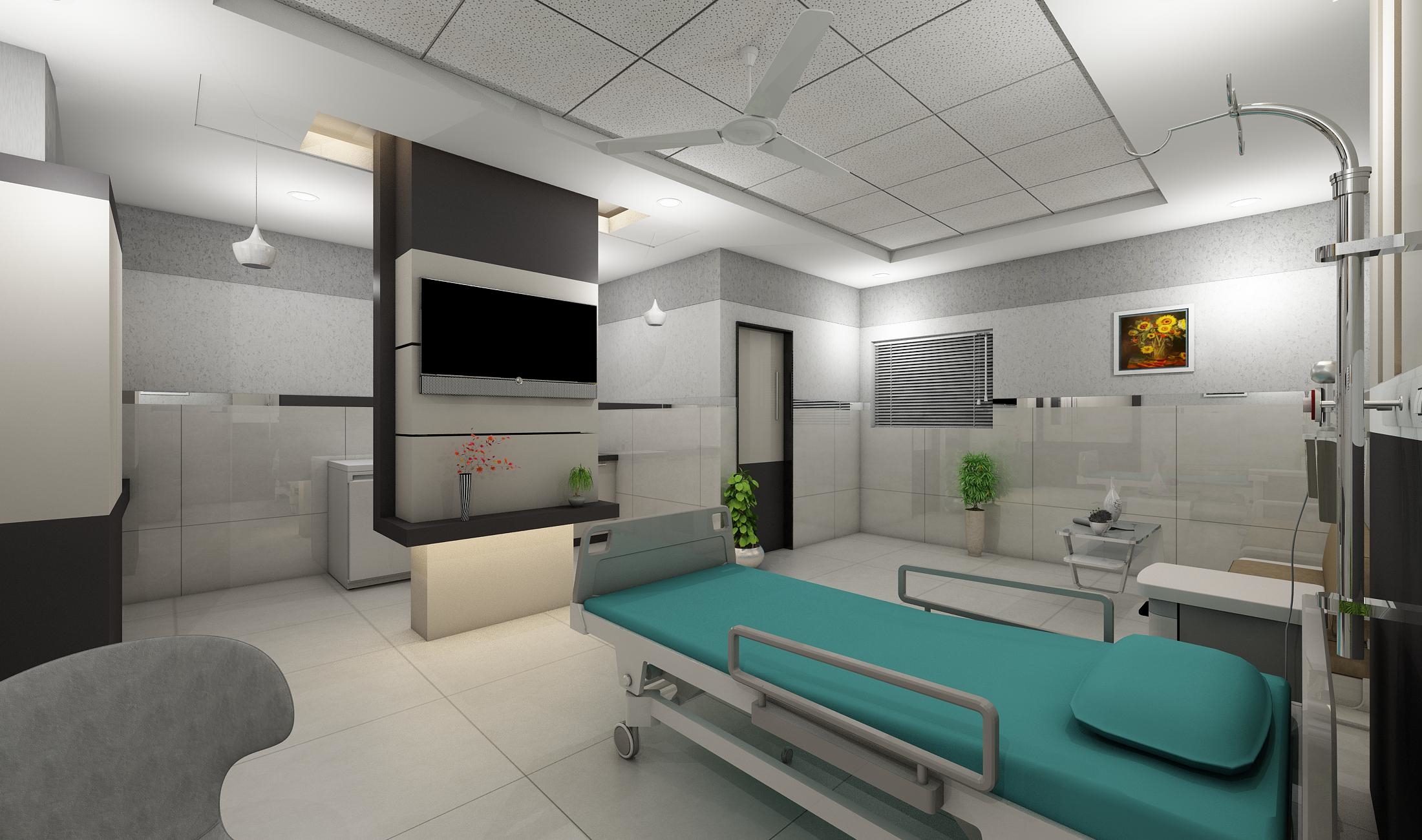 3D hospital design - TurboSquid 1496261