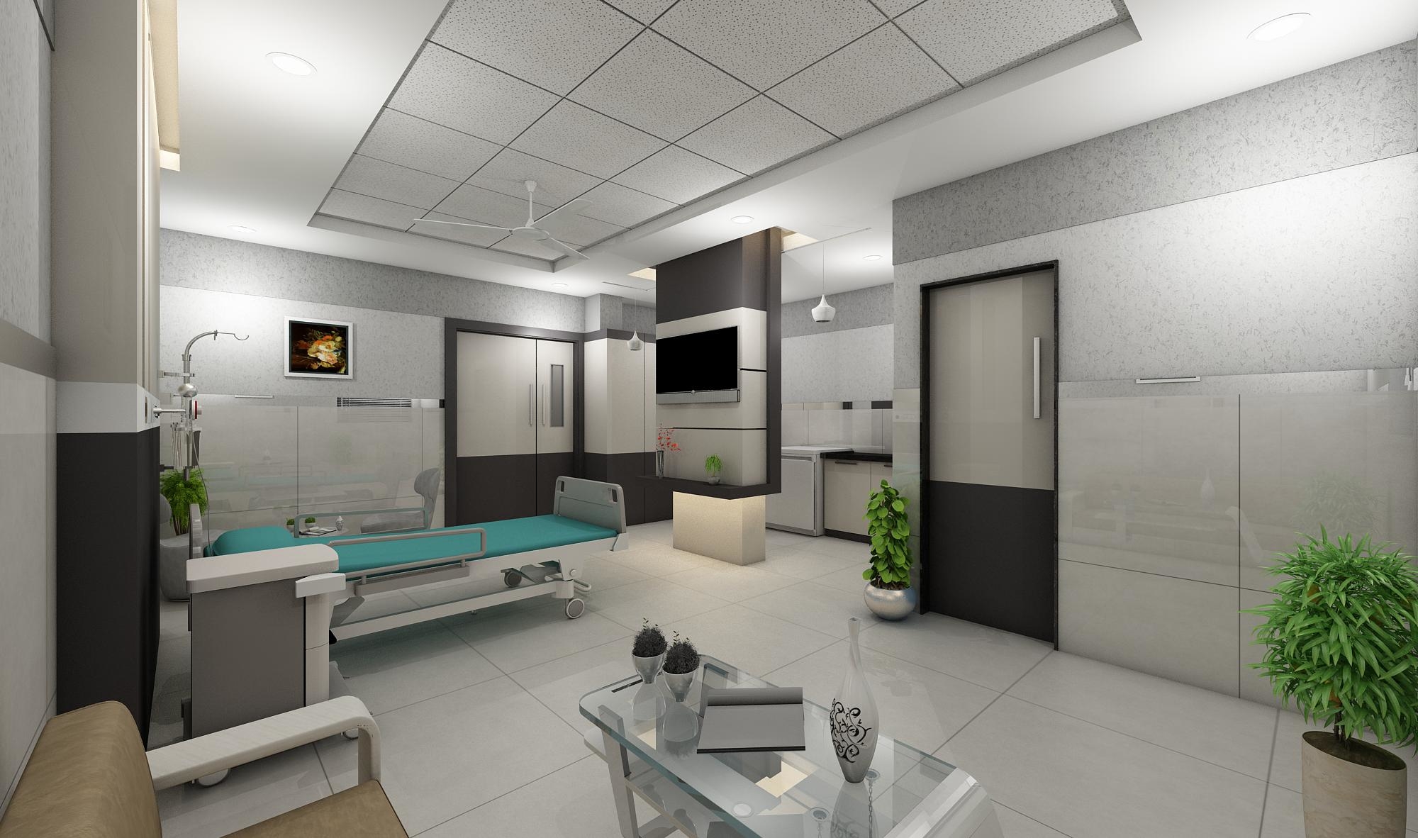 3D hospital design - TurboSquid 1496261