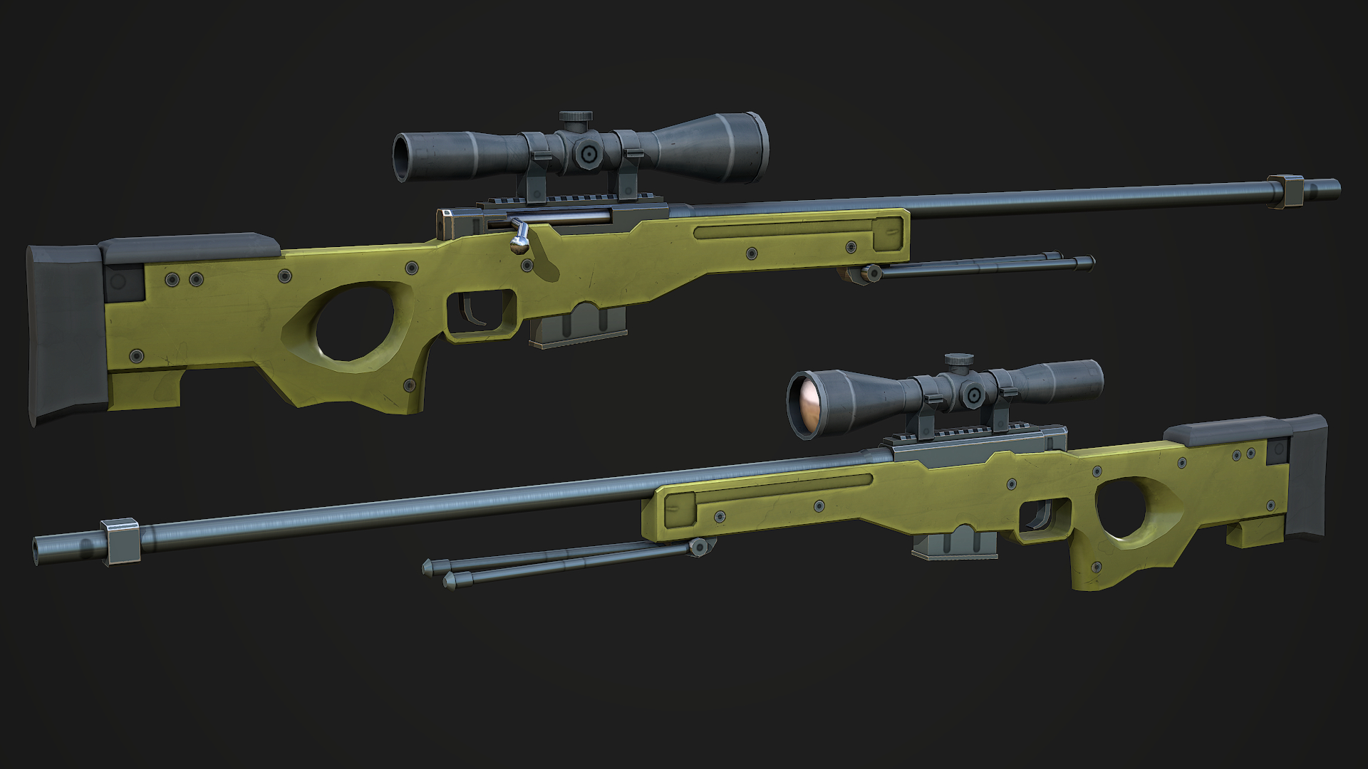 Mobile Ready Awp 3d Model Turbosquid 1496404