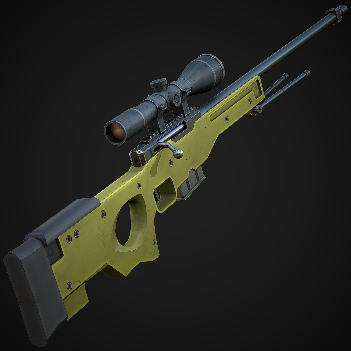 modelo 3d AWP Game Ready - TurboSquid 1496404