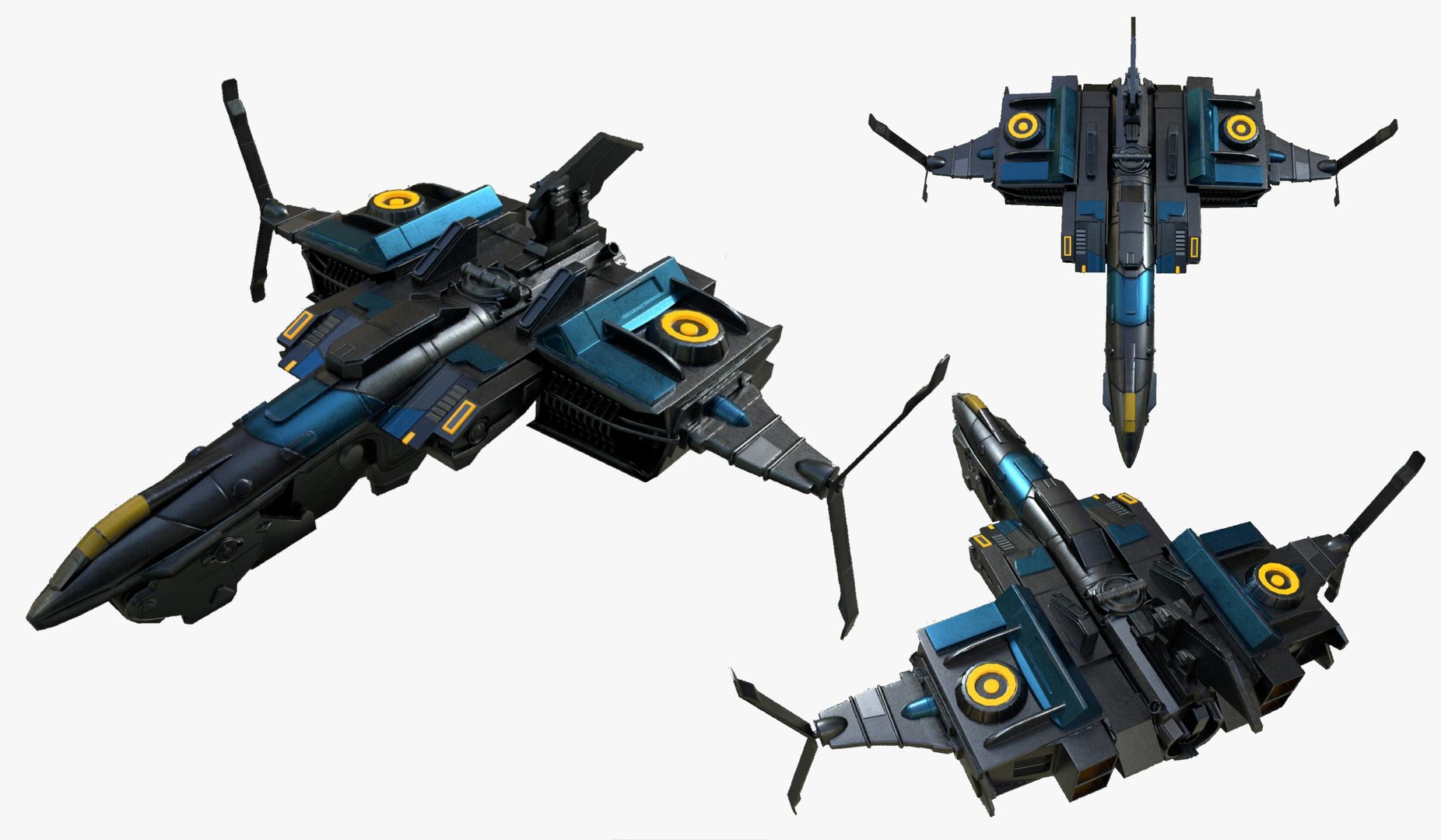 3D spacecraft model - TurboSquid 1496319