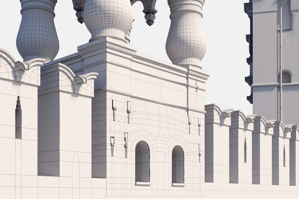 Moscow kremlin spasskaya tower model - TurboSquid 1496347