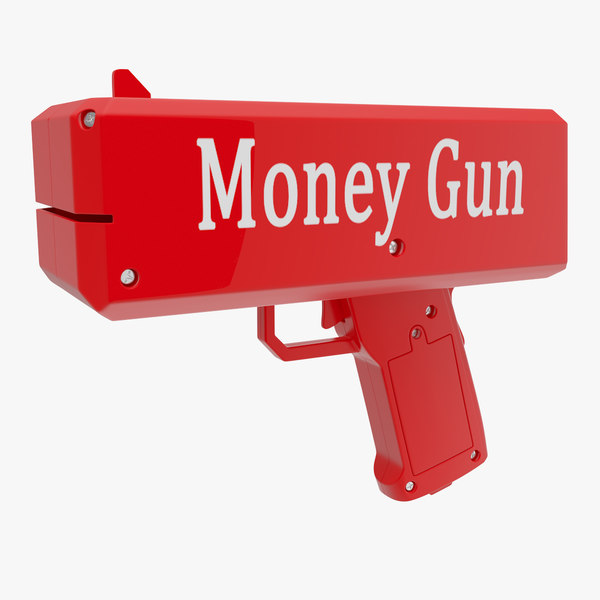 Money gun model - TurboSquid 1496500