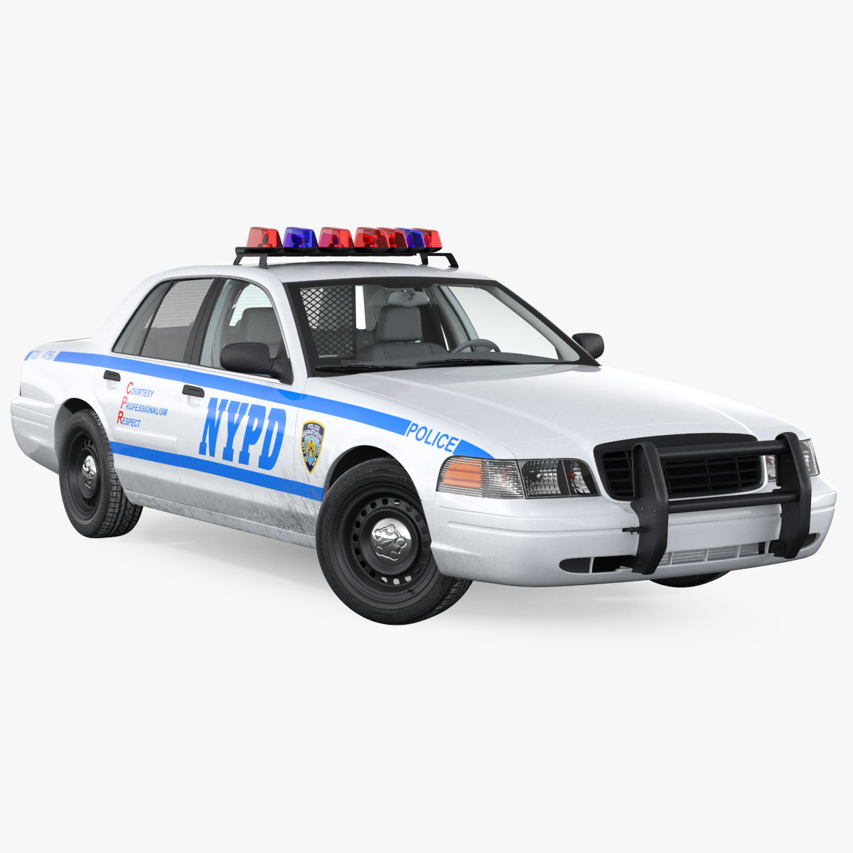 Generic police car nypd 3D model - TurboSquid 1496492