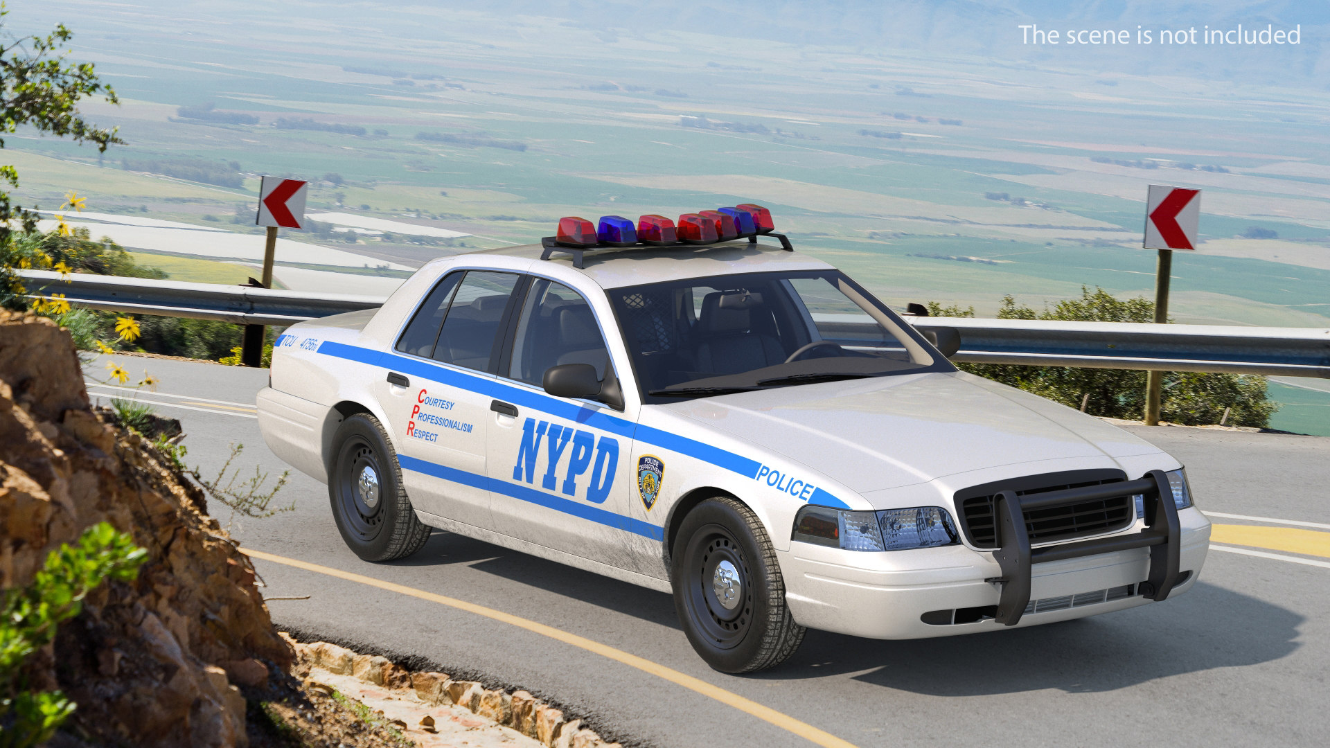 Generic police car nypd 3D model - TurboSquid 1496492