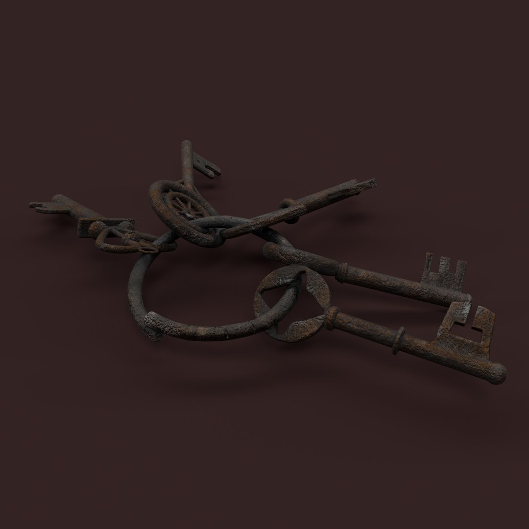 Medieval keys 3D - TurboSquid 1496960