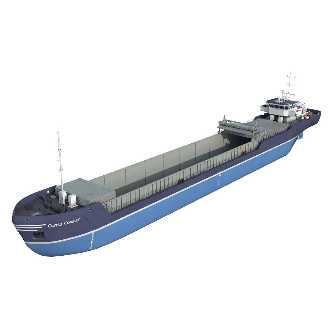 Combi coaster general cargo ship model - TurboSquid 1497506