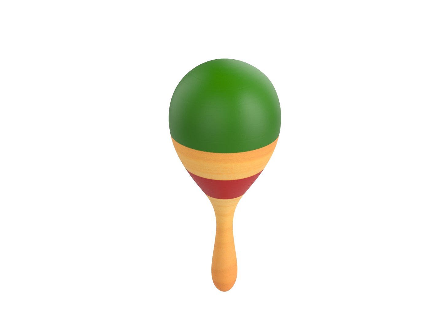 3D maraca music instrument model - TurboSquid 1497643
